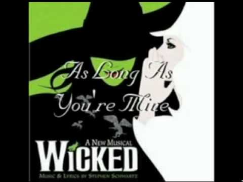 Wicked - As Long As You're Mine [Soundtrack Version] - YouTube