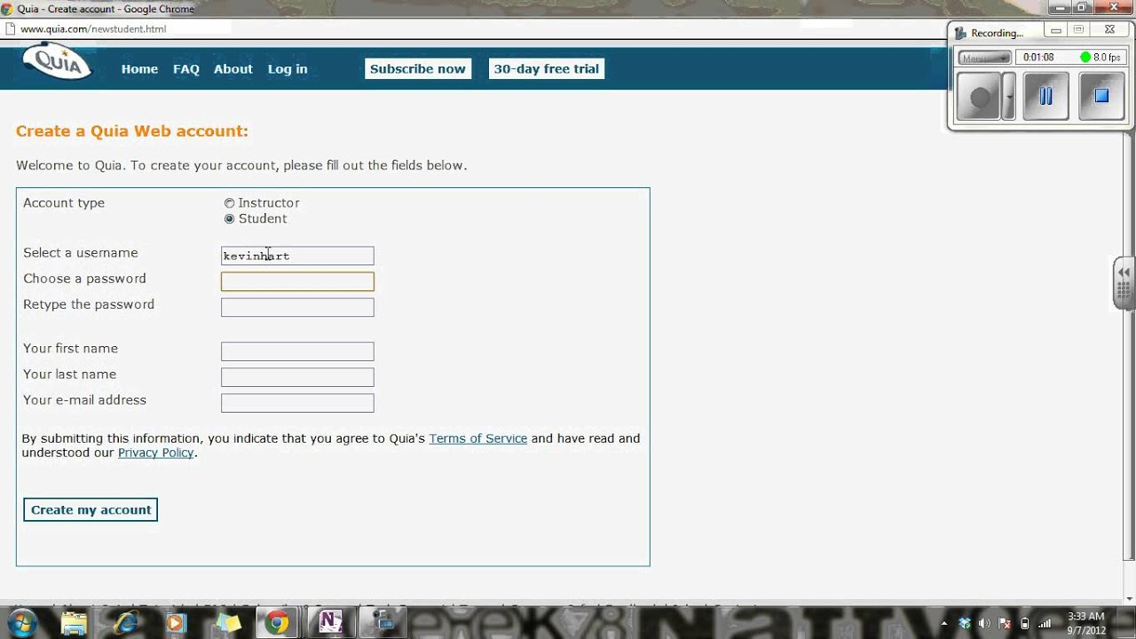 How to Set Up Your Quia Account - YouTube