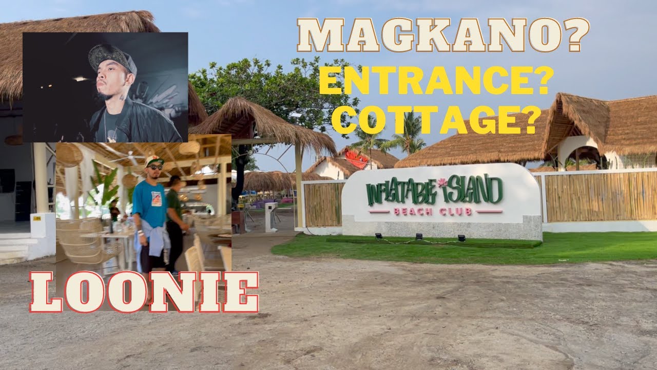 INFLATABLE ISLAND BEACH CLUB GLIMPSE - YouTube