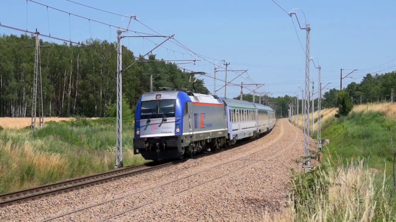Siemens EuroSprinter "Husarz" EU44-009 [PKP Intercity] z pociągiem EIC ...