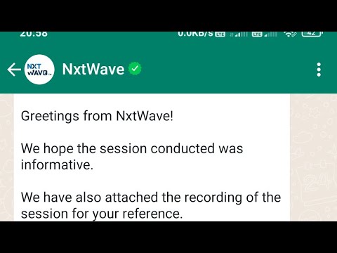 NXTWAVE Invite For Submit Assignment | full process @jobapdat - YouTube