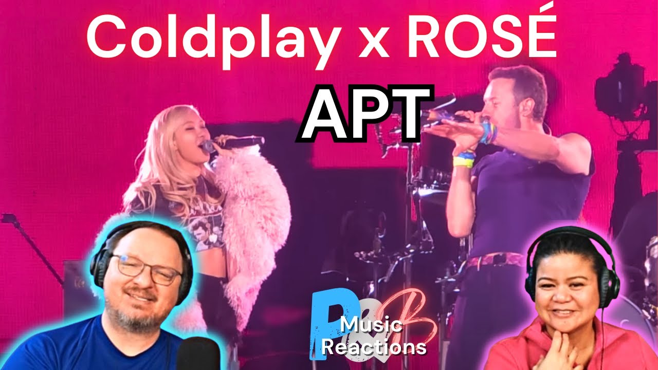 Coldplay with Rose(Blackpink) "APT" (Live Concert in Seoul) Couple ...