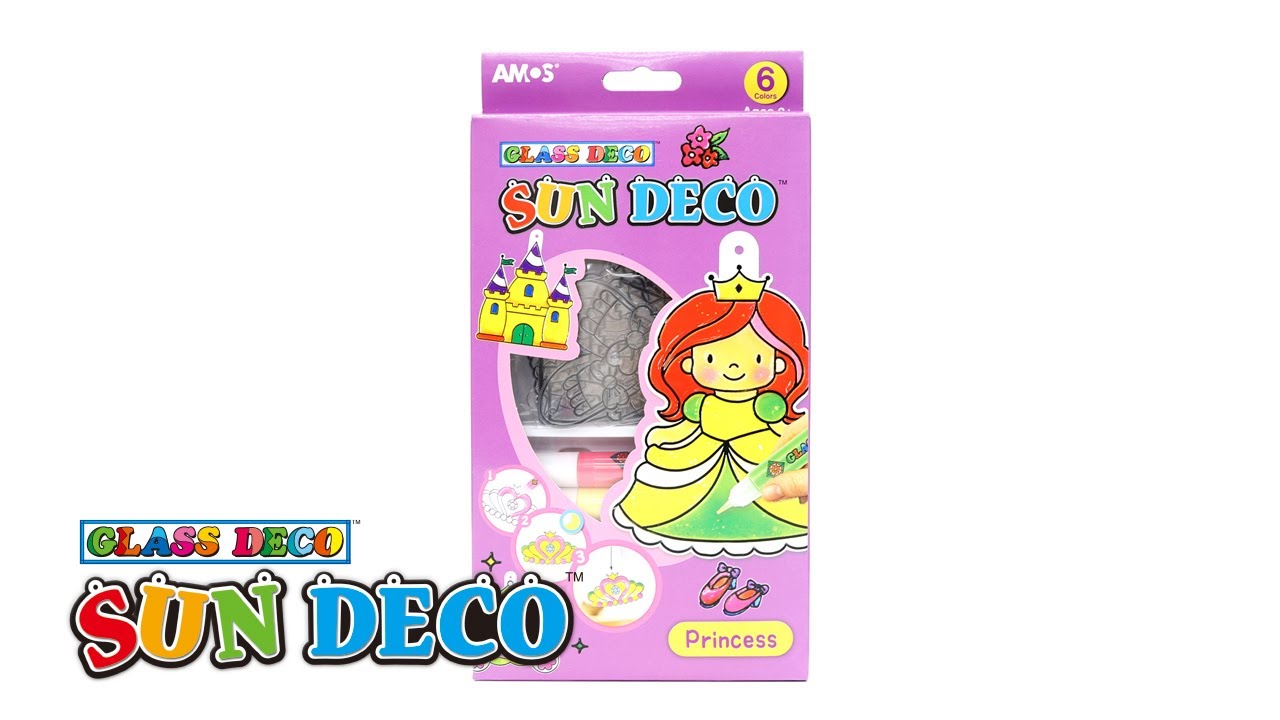 GLASS DECO | SUN DECO | PRINCESS | SD10P6-P - YouTube