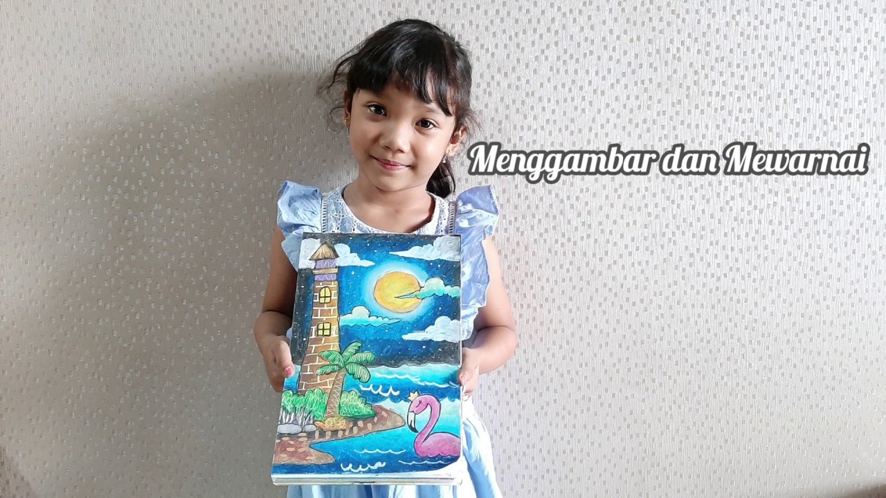 Cara Menggambar dan Mewarnai dengan crayon untuk pemula 《 teknik ...