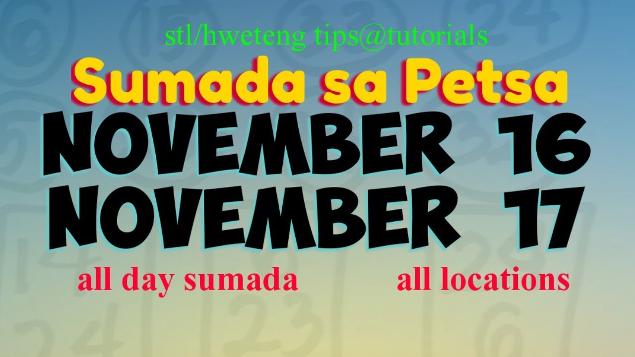 STL/HWETENG //TIPS and TUTORIALS / SUMADA TIPS - YouTube