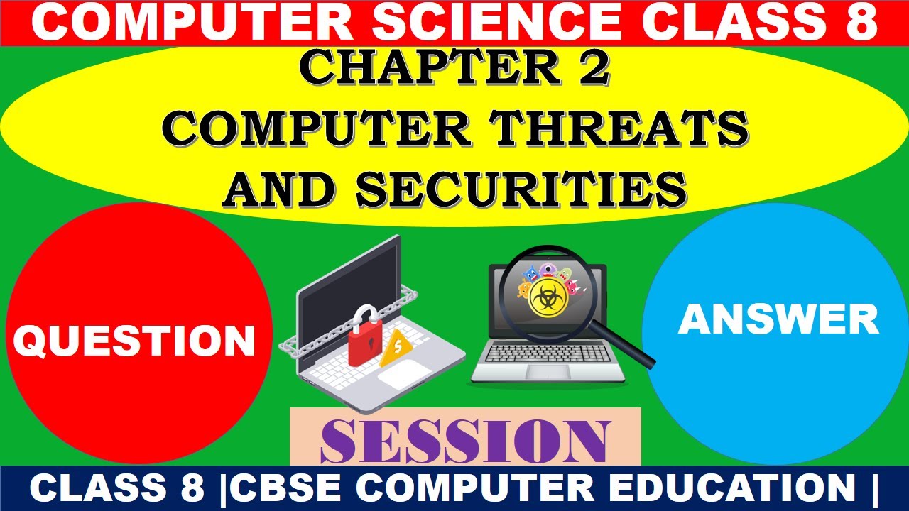 Question Answer | Computer | Class 8 | Computer Threats and Security ...