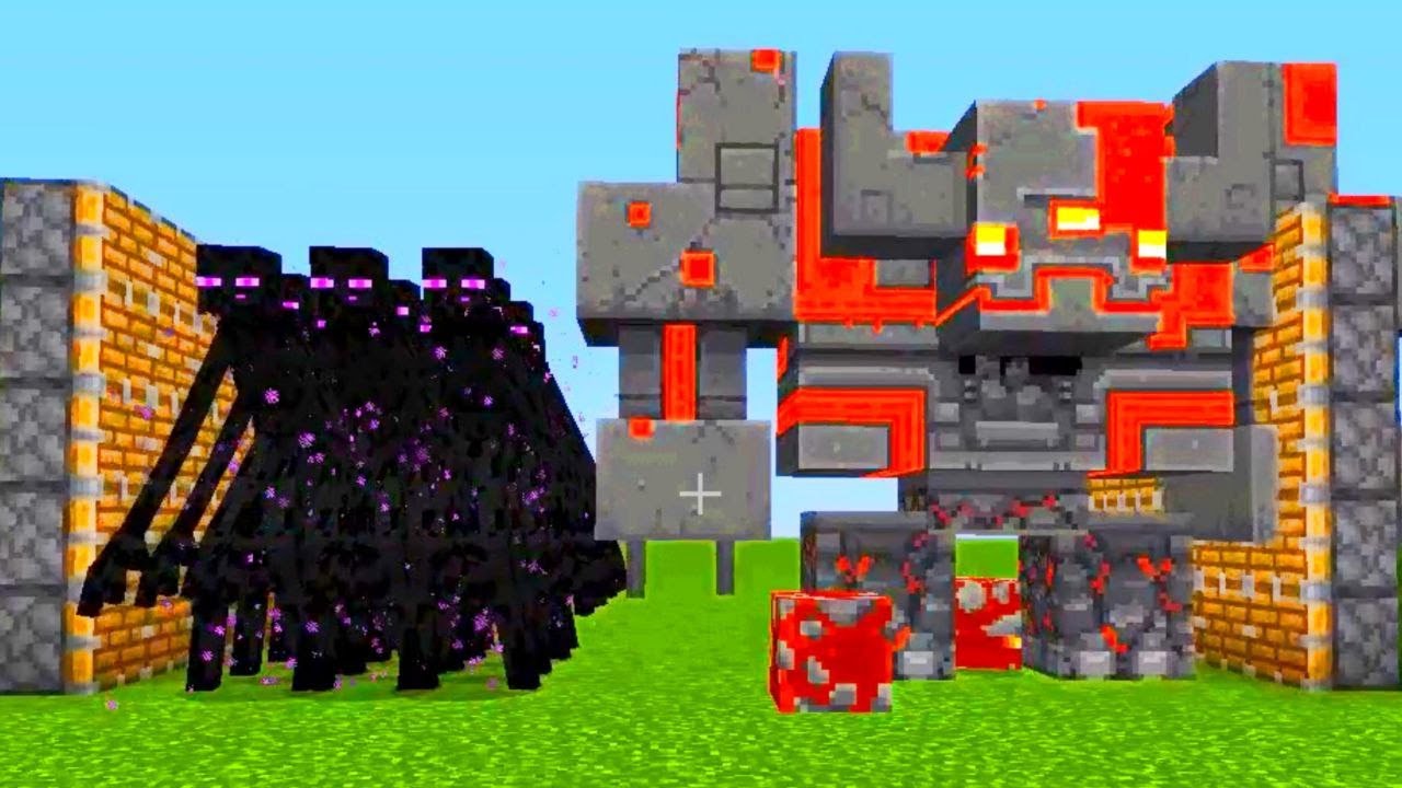 Mutant Enderman + Redstone monostrosity = ??? / minecraft - YouTube