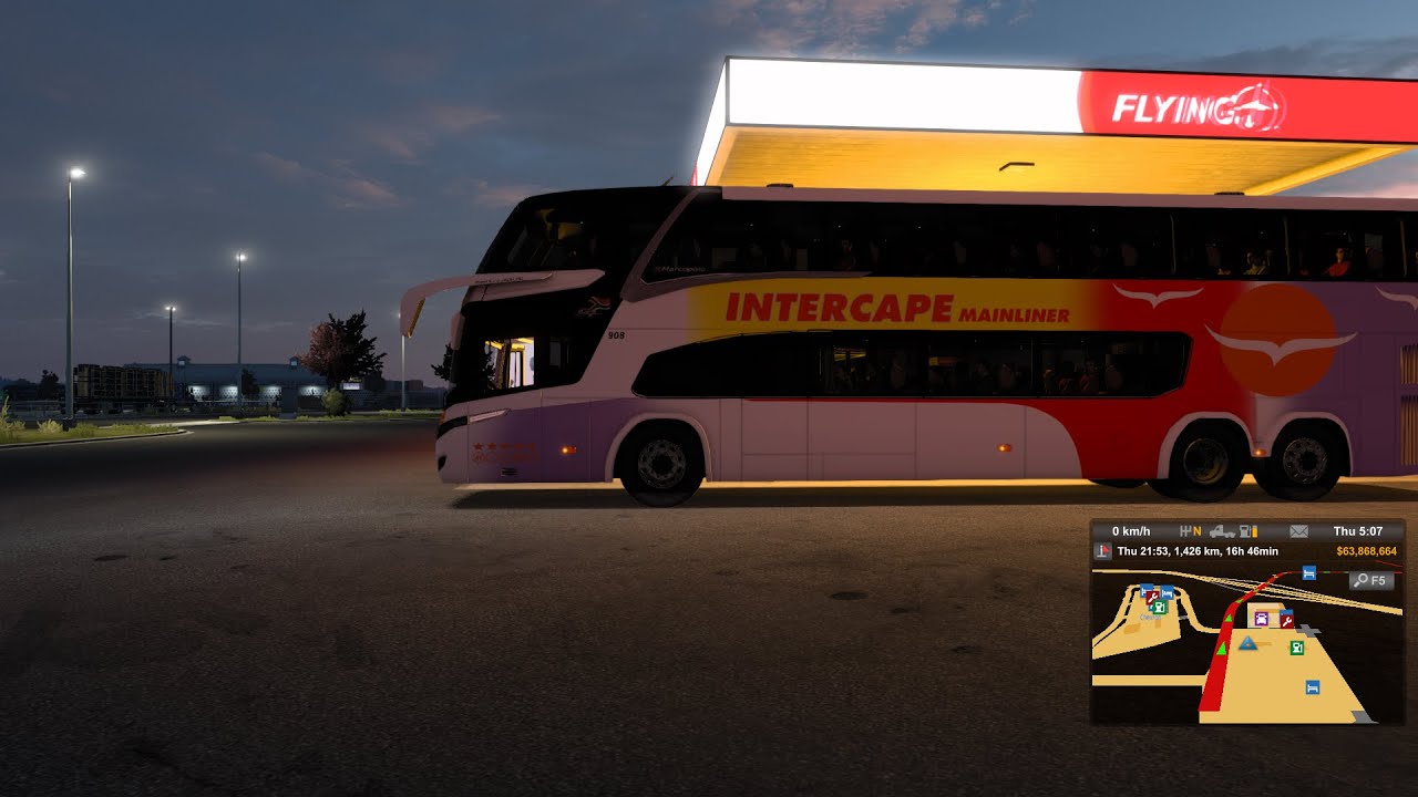 Intercape Mainliner l Marcopolo New G7DD - YouTube