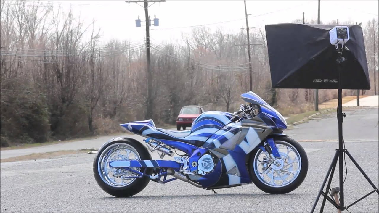 2008 GSXR 1000 "Neptune" by Garwood Custom Cycle Run This Town - YouTube