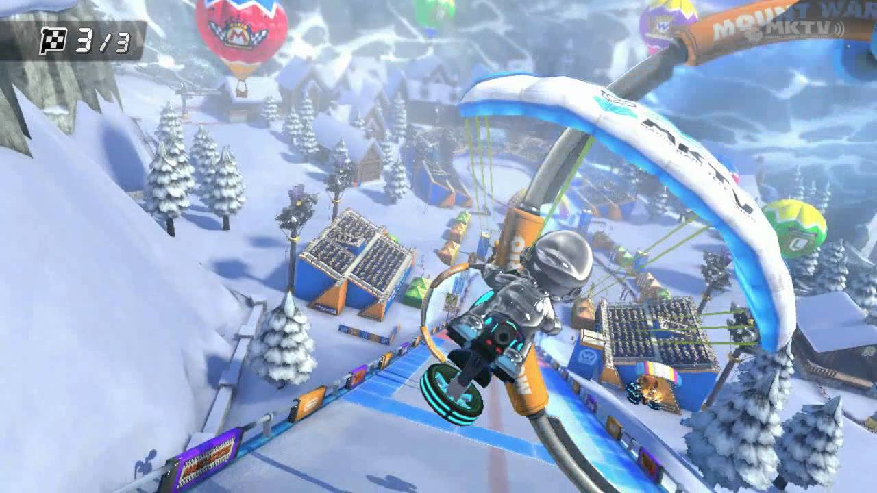 Wii U - Mario Kart 8 - Mount Wario - YouTube