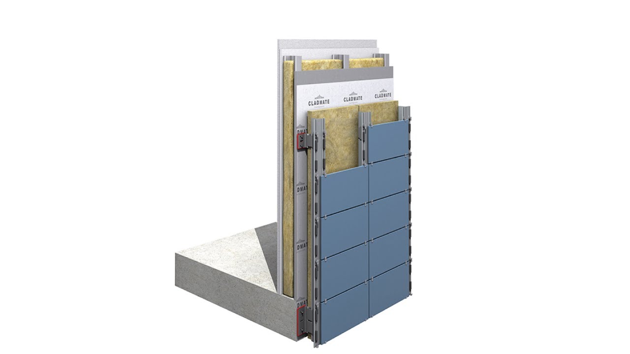 CMS05 - Sliding Clips Cladding Support System - YouTube