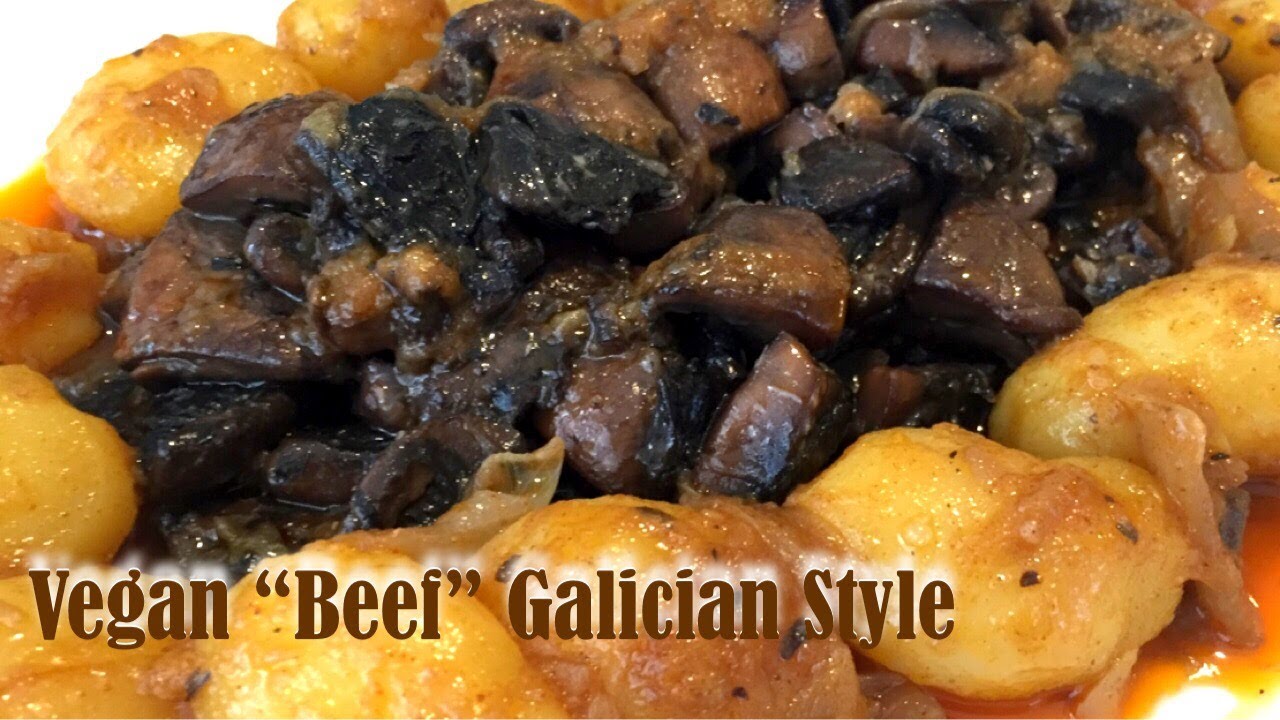 Vegan Portobello "Beef" Galician Style, Receta Jarrete vegano de ...