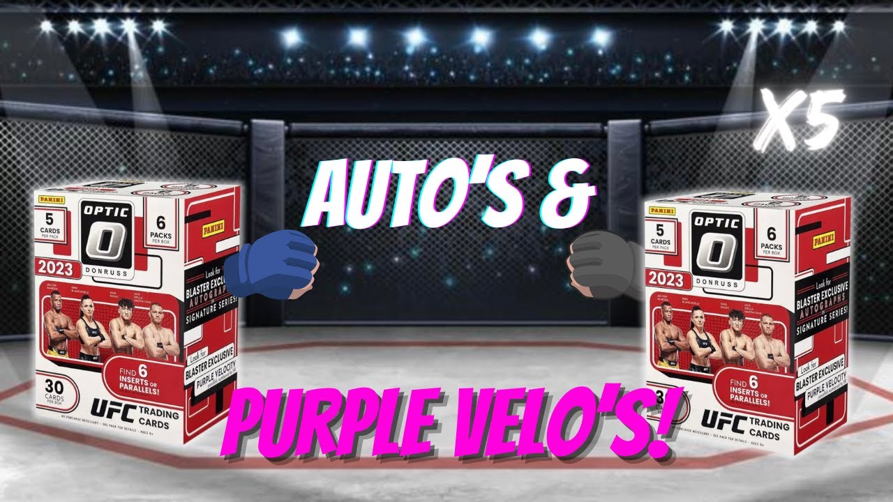 2023 Optic UFC Blaster Boxes! Auto Gold Mine? - YouTube