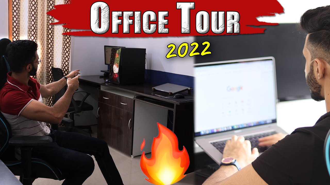 Office Setup & Tour (2022) 🔥 My Small Office Tour & Gadgets That I Use ...