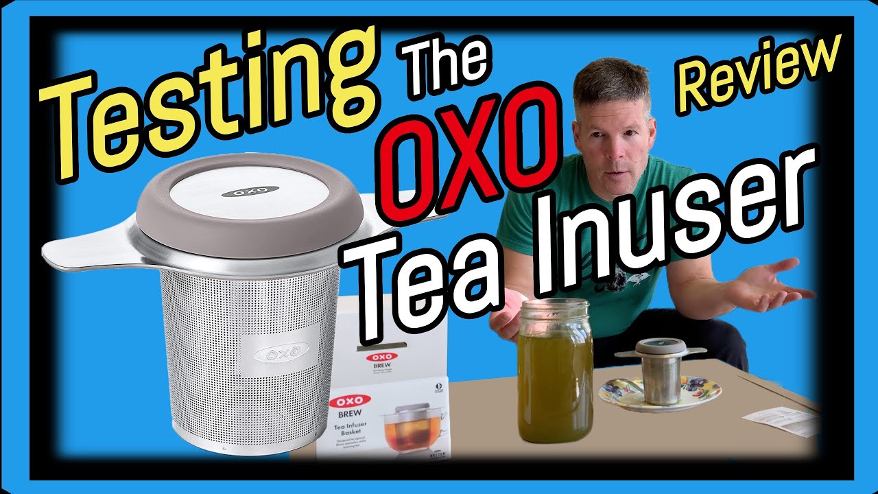 OXO Brew Tea Infuser Basket Review And 2 Tea Filtering Tests - YouTube