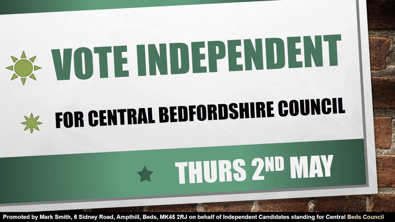 Vote Independents for Central Bedfordshire - YouTube