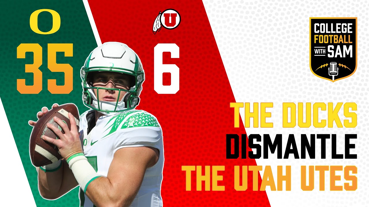 Oregon vs Utah Reaction + Analysis | College Football 2023 - YouTube