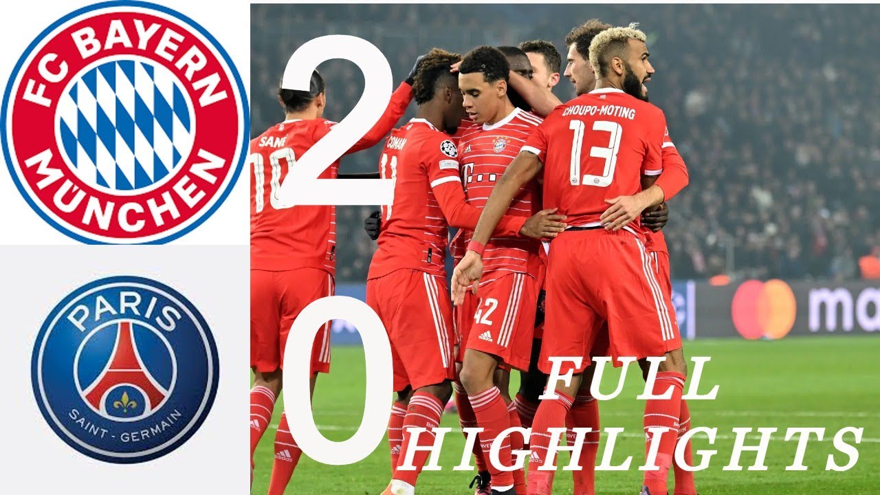 FC Bayern vs PSG 2-0 | Champions League | All Goals and Highlights 08.03.2023 | résumé | resumen ...