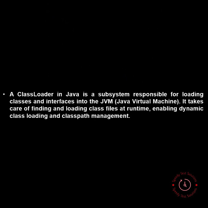 What is a ClassLoader #interview #java #javainterviewquestions #interviewquestions - YouTube