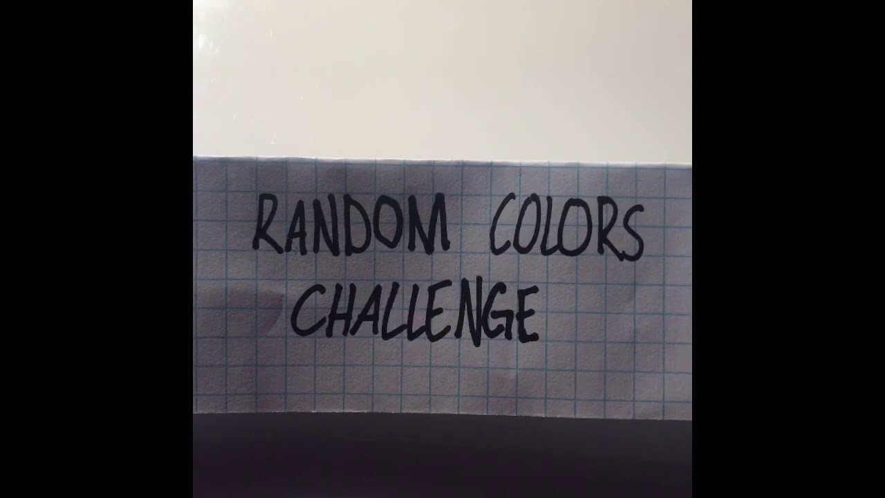 Random Colors Challenge! - YouTube