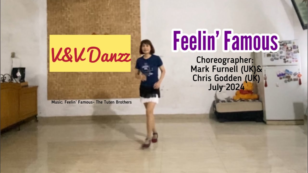 Feelin’ Famous - Line Dance (Choreo : Mark Furnell & Chris Godden ...