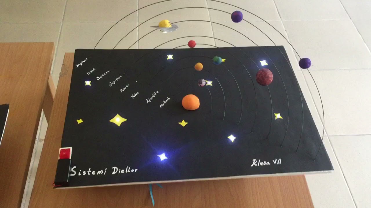 Sistemi Diellor. (Solar system, 7th grade project) - YouTube