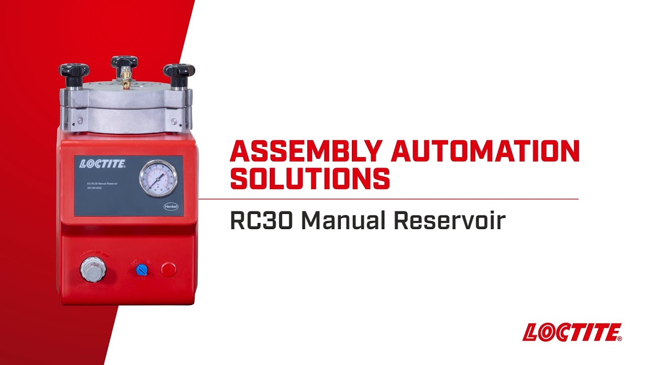How to use the LOCTITE RC30 Manual Reservoir - YouTube