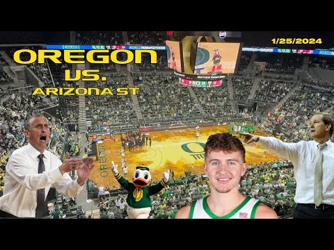 Oregon vs. Arizona State - 1/25/2024 - YouTube
