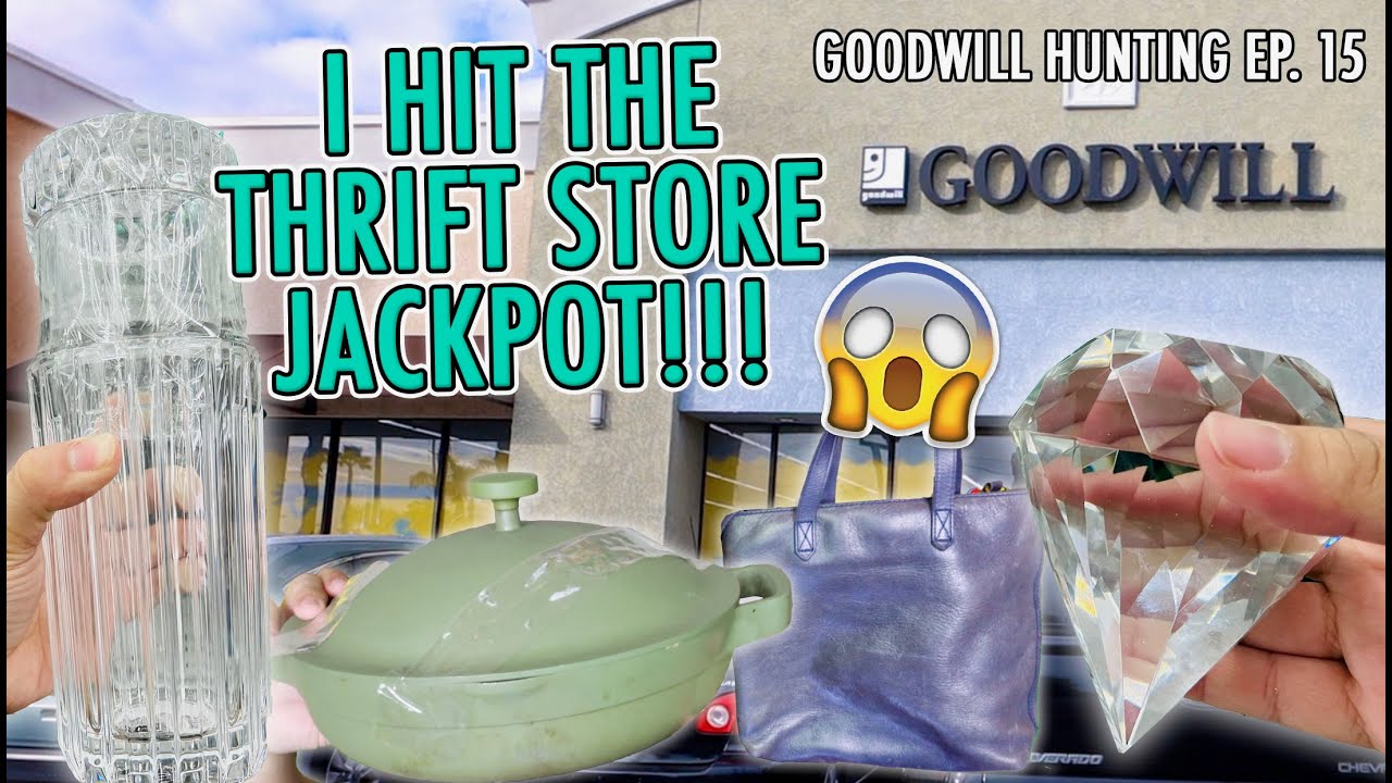 I HIT THE THRIFT STORE JACKPOT!!! GOODWILL HUNTING EP. 15 - YouTube
