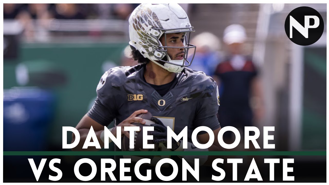 Oregon vs Oregon State | Dante Moore NFL Draft Film - YouTube