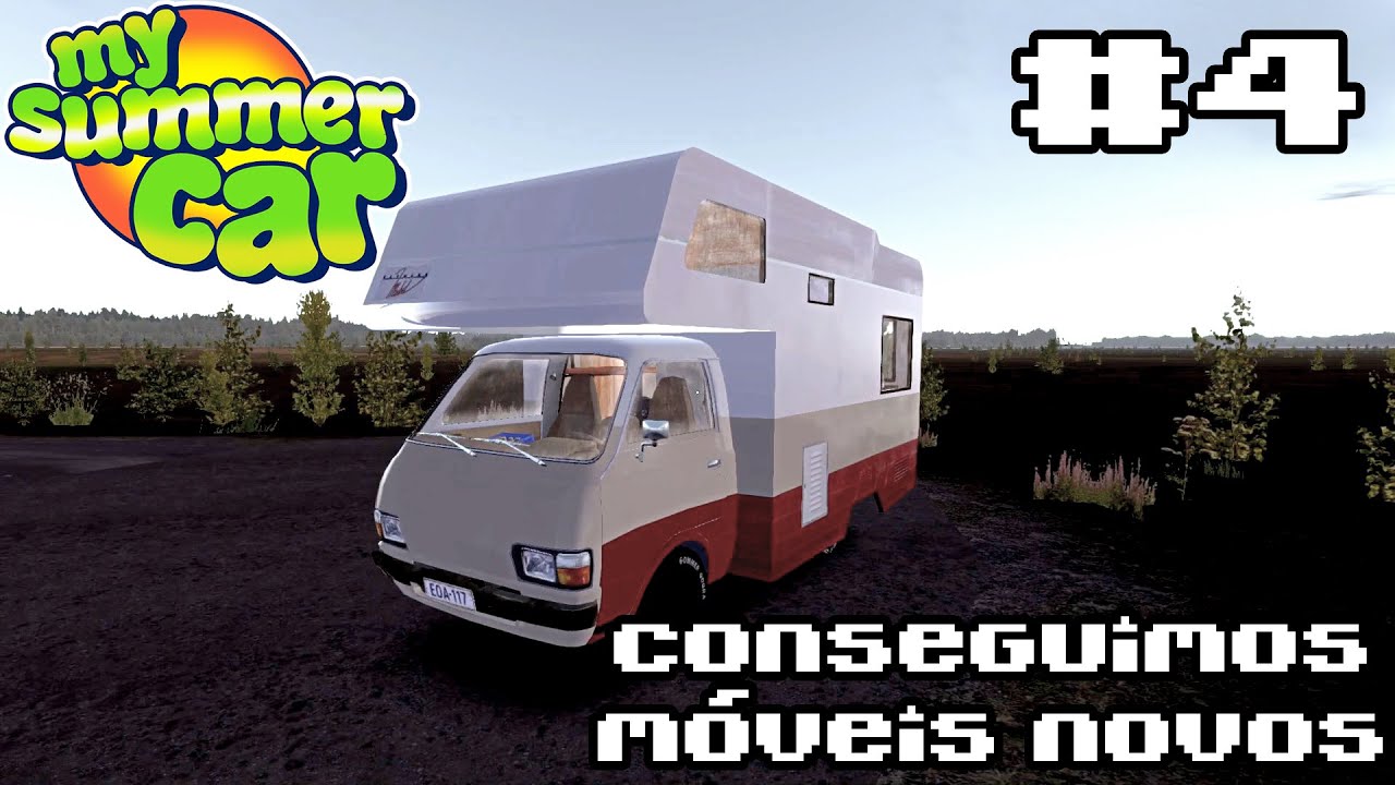 My Summer Car [ Hayosiko RV ] #4 | Consegui NOVOS Móveis para Nosso ...