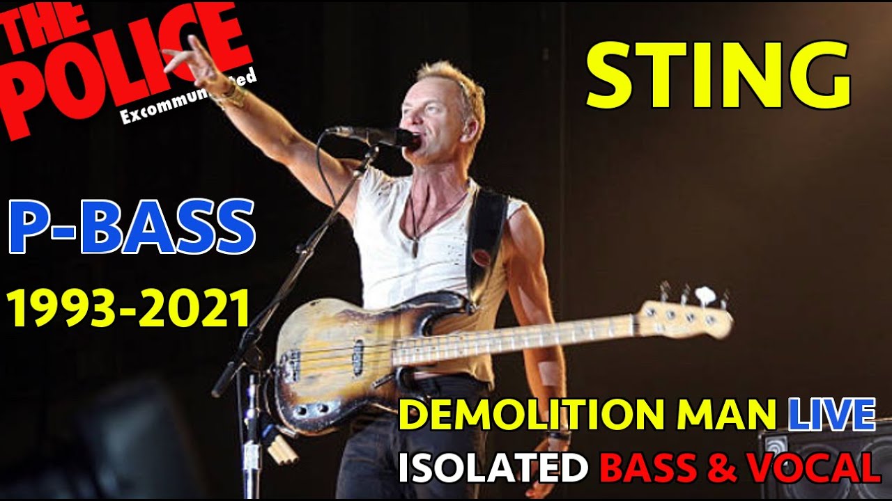 STING'S BASS THROUGH THE YEARS (DEMOLITION MAN LIVE ISOLATED BASS ...