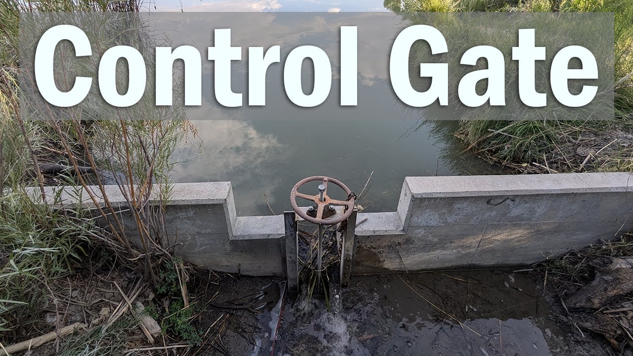 Water Control Gate - Field Recording (use headphones for immersive ...