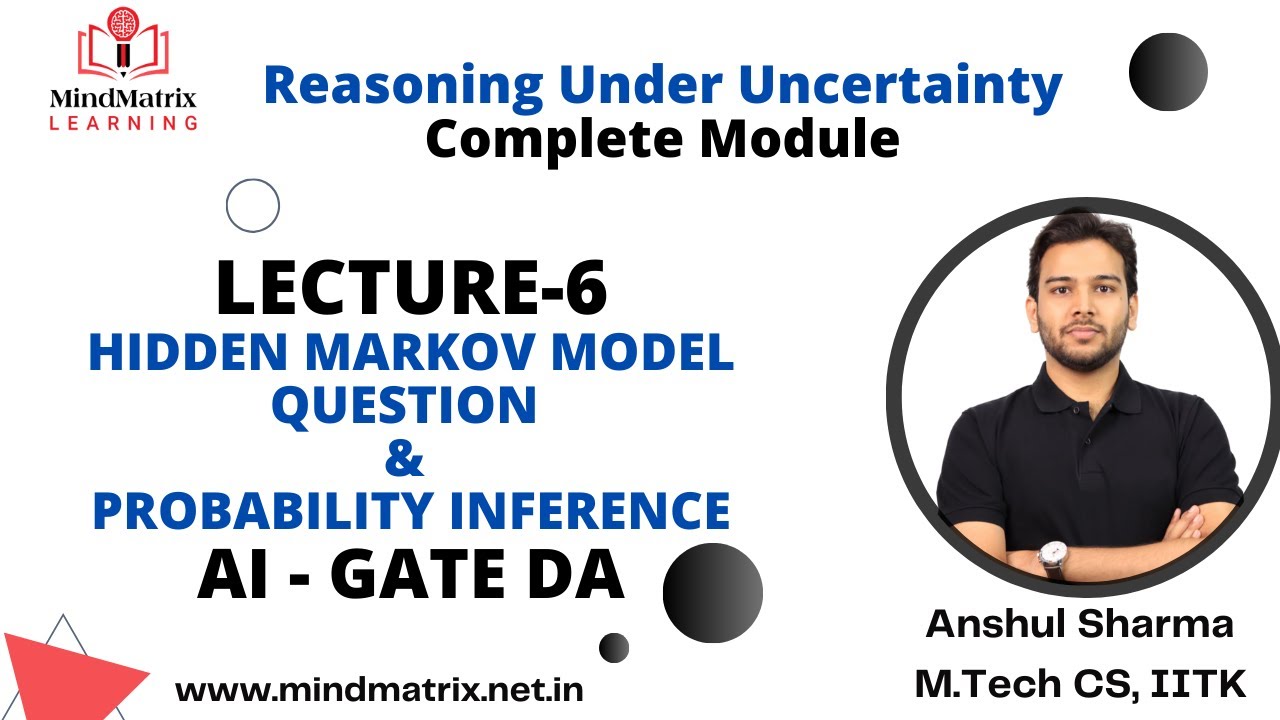 Hidden Markov Model Question & Probability Inference | Lec-6 AI ...