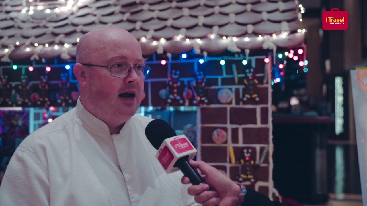 Chef Claus Olsen talks about his Gingerbread House creation - YouTube