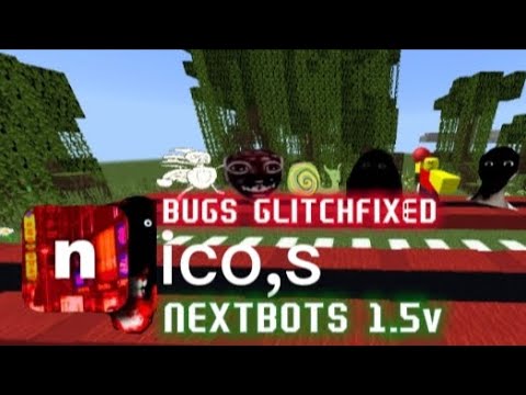 NICO,S NEXTBOTS 1.5v IN MINECRAFT PE - YouTube