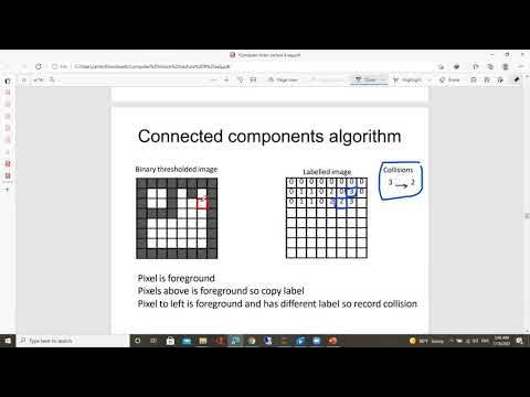 Segmentation using flood fill and Connected components algorithm شرح ...