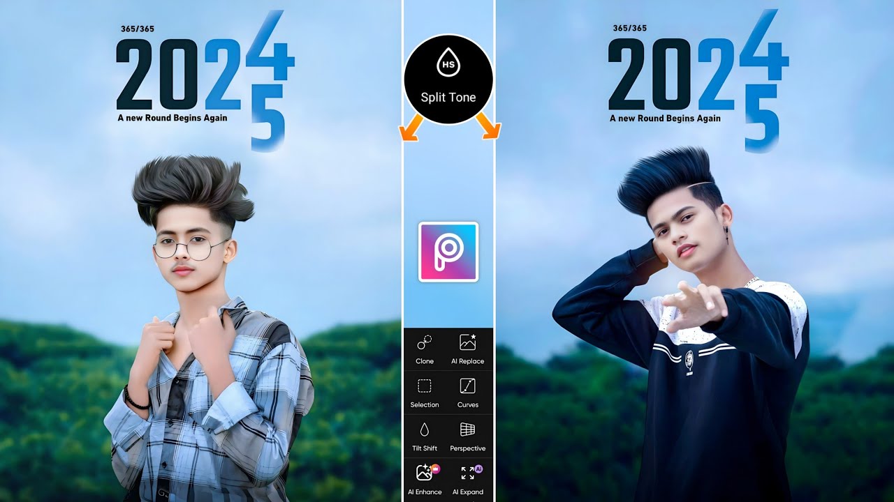 Happy new year 2025 photo editing | New year photo editing 2025 | 2025 ...