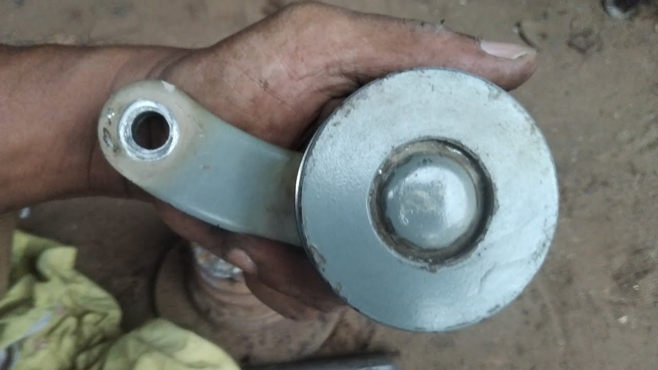 cara ganti laher pulley tensioner v belt/tali kipas radiator kubota rd ...