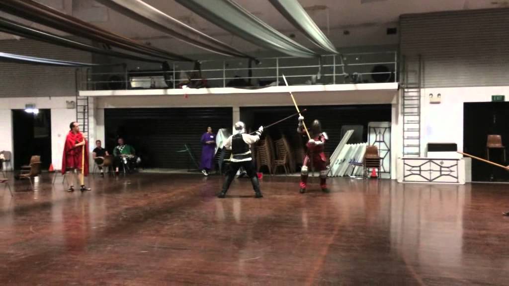 (SCA) Polearms Tourney Third Place Finals - Sigvald Sviðanda vs William ...