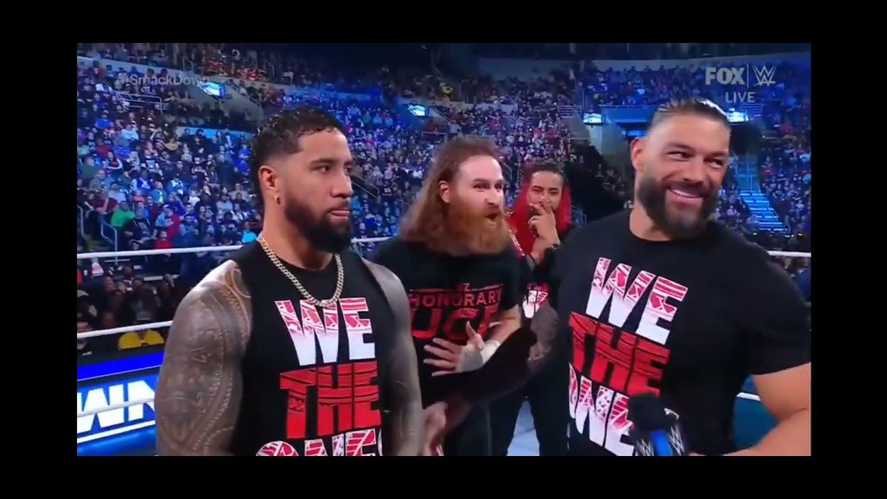 Sami Zayn Makes The Bloodline Break Character On Friday Night Smackdown ...
