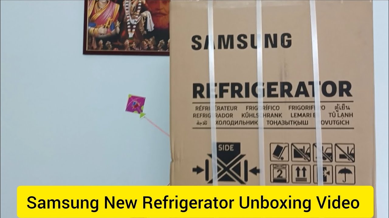 Samsung New Refrigerator Unboxing| New Refrigerator| Unboxing Video ...