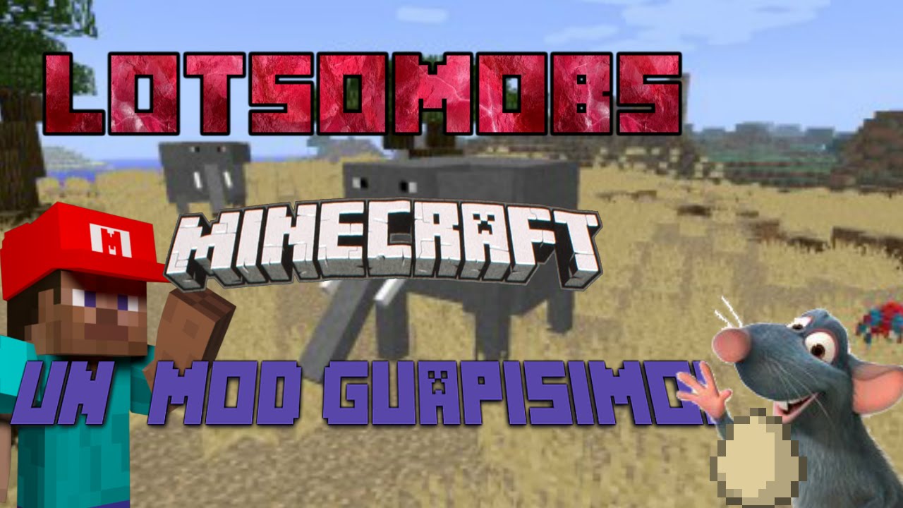 LotsOMobs MOD MAINCRA REVIEW-MAS MOBS!♥ - YouTube