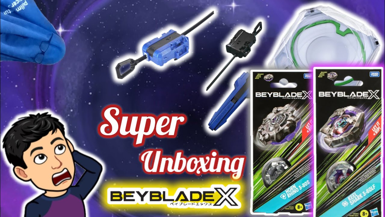 Super unboxing beyblade x/Blader ft - YouTube