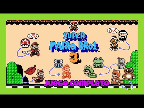 Super Mario Bros 3 Juego COMPLETO Comentado, trucos, secretos | Complete Walkthrough 🎮Andy Lo Plays🎮