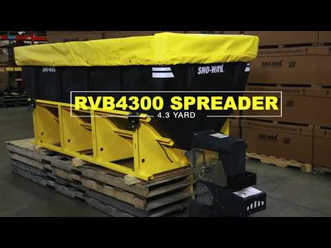 The Ultimate Spreader - Sno-Way® RVB4300 Salt Spreader 4.3 Cubic Yards