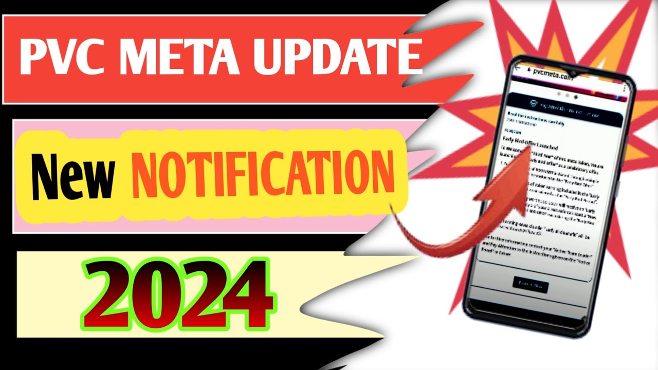 Pvc meta new notification 2024 | pearlvine new update today | pvc meta ...