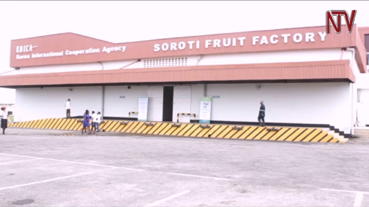 President commissions fruit processing factory in Soroti - YouTube