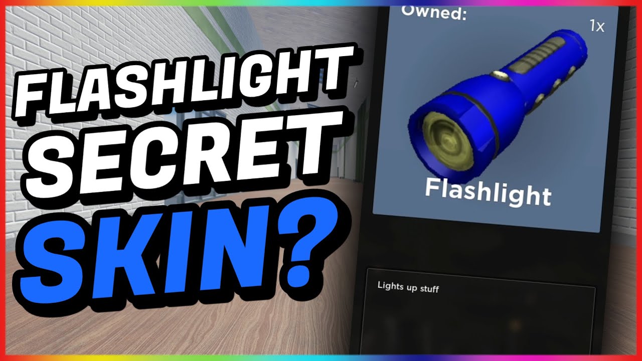 SECRET FLASHLIGHT SKIN OR **UTILITY** | Evade - YouTube