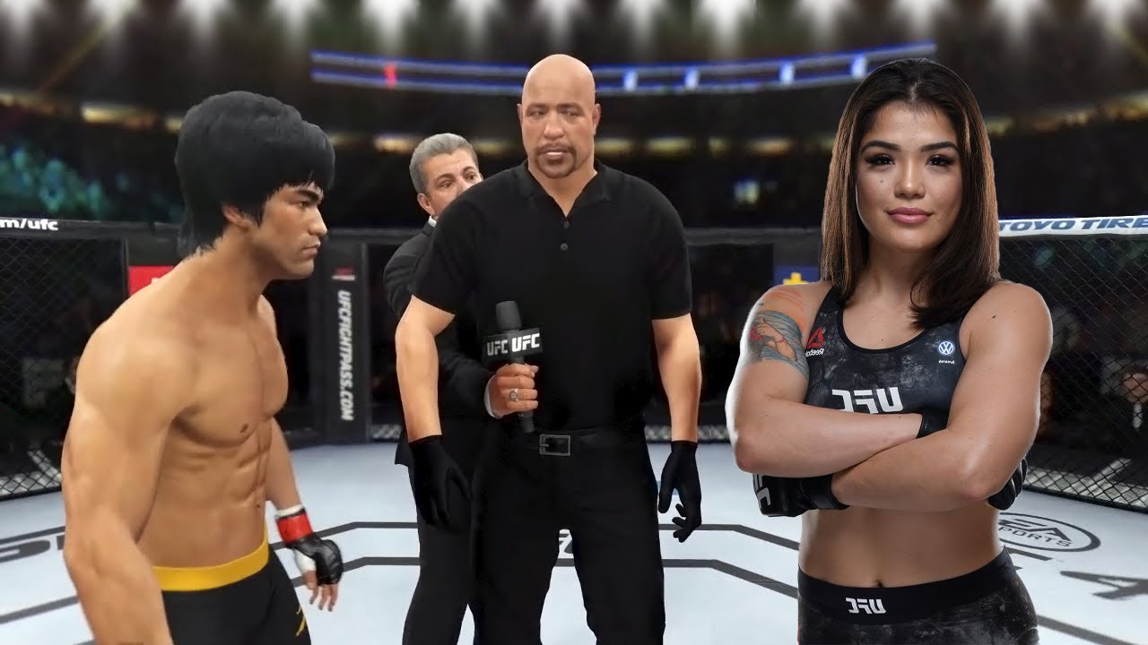 Bruce Lee VS Tracy Cortez | EA Sports UFC | - YouTube